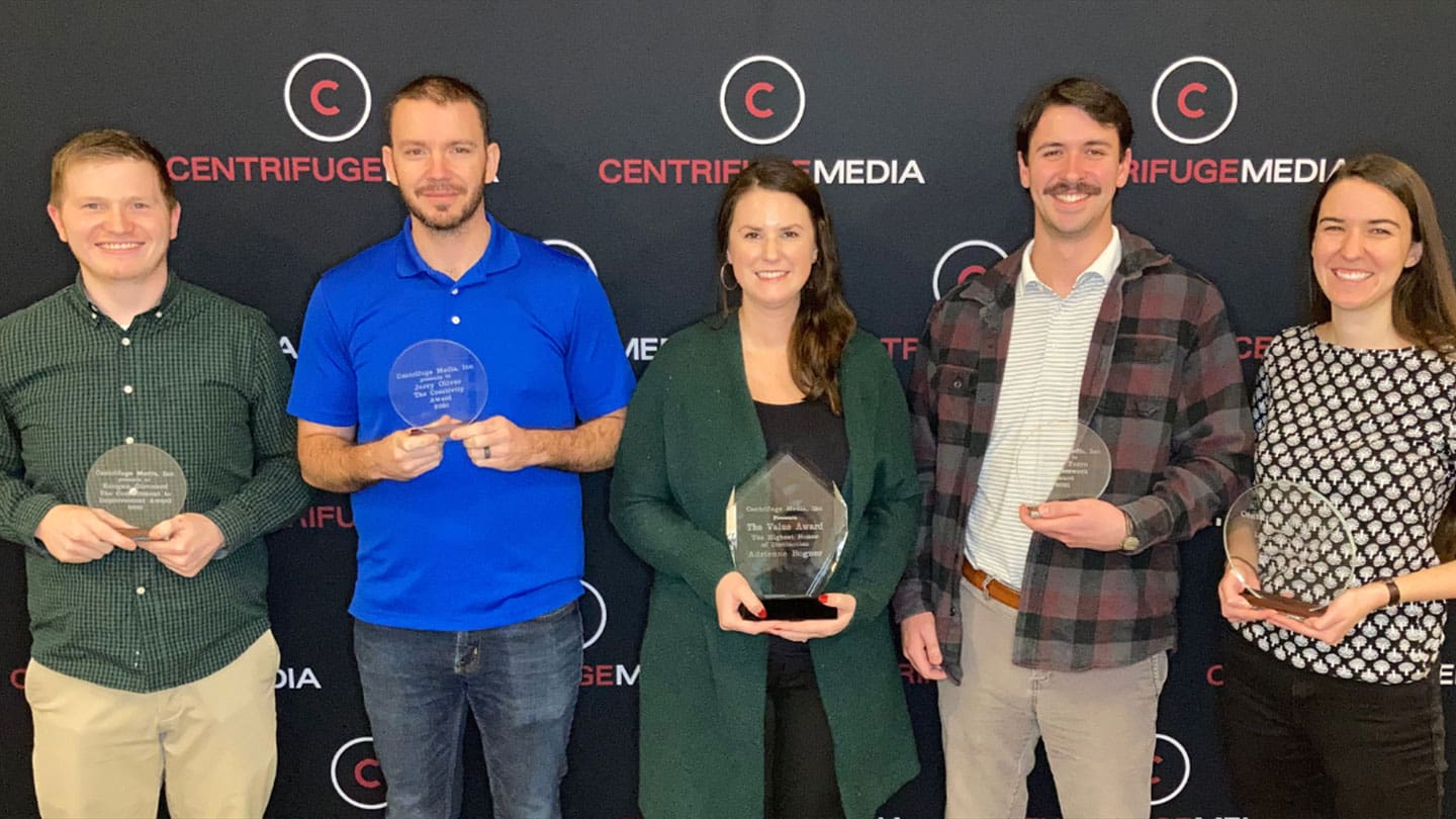 Congrats to Our 2021 Values Awards Winners - Centrifuge Media